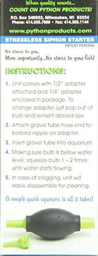 Python Squeeze Siphon Starter Aquarium Adapter – Luving Pets